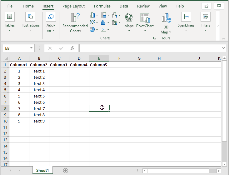  Microsoft Excel Hide Rows Dirask